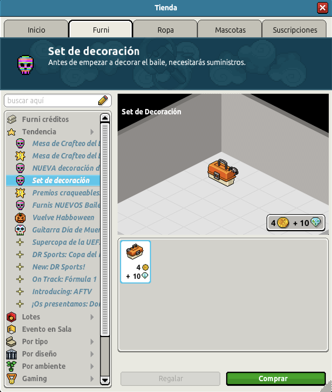 A la venta el crackeable Set de Decoración en el catálogo [ACT.4 ...