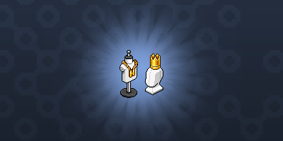 Collar H de Oro y Corona Alta - Lanzamientos - Hotel - Habbo-Happy