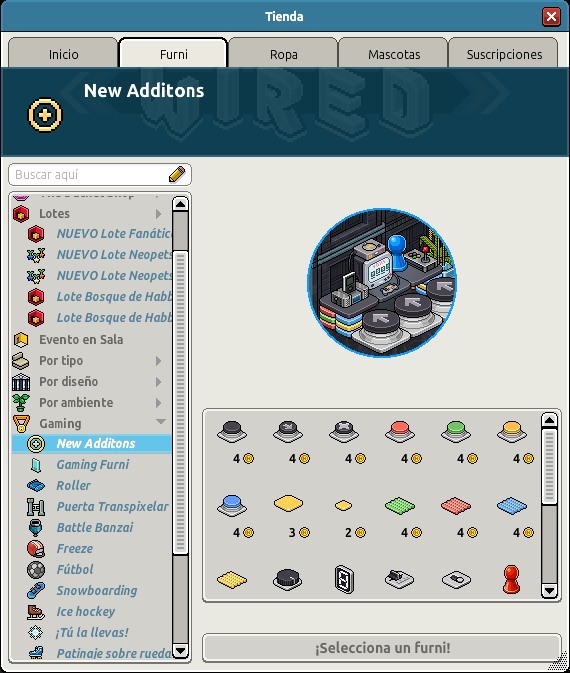 NUEVOS Furnis Gaming - Lanzamientos - Hotel - Habbo-Happy